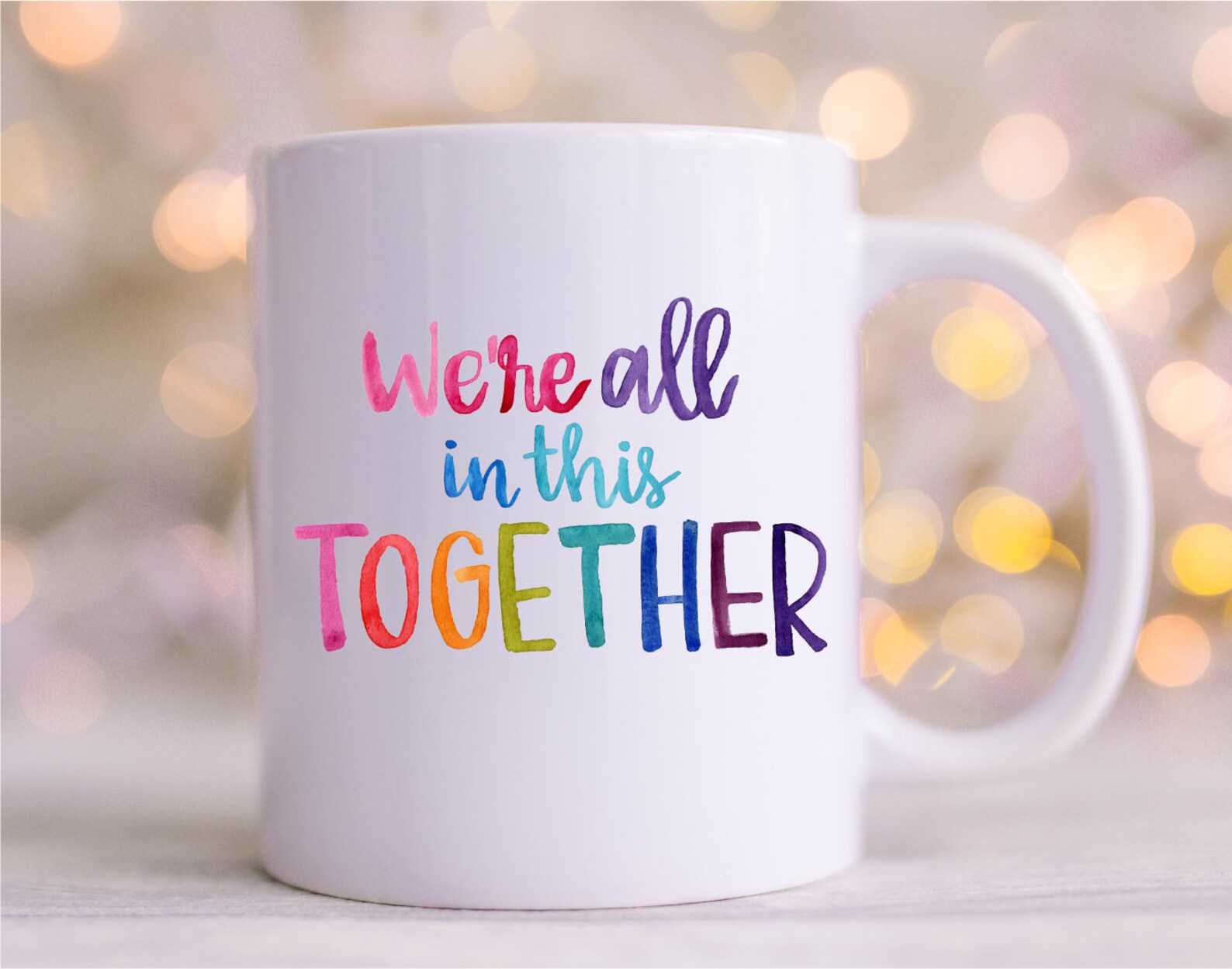 We're in This Together Diversity Unity Quote Stop Hate - Etsy