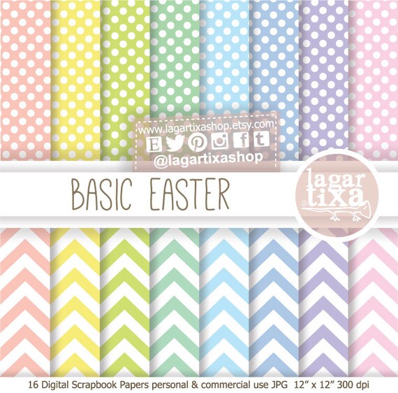 Easter Chevron Background