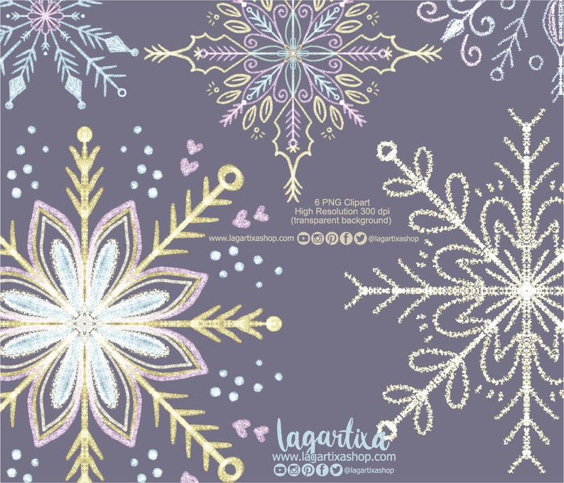 Snowflakes Sparkles Winter Christmas Glitter Clipart PNG, Graphic ...