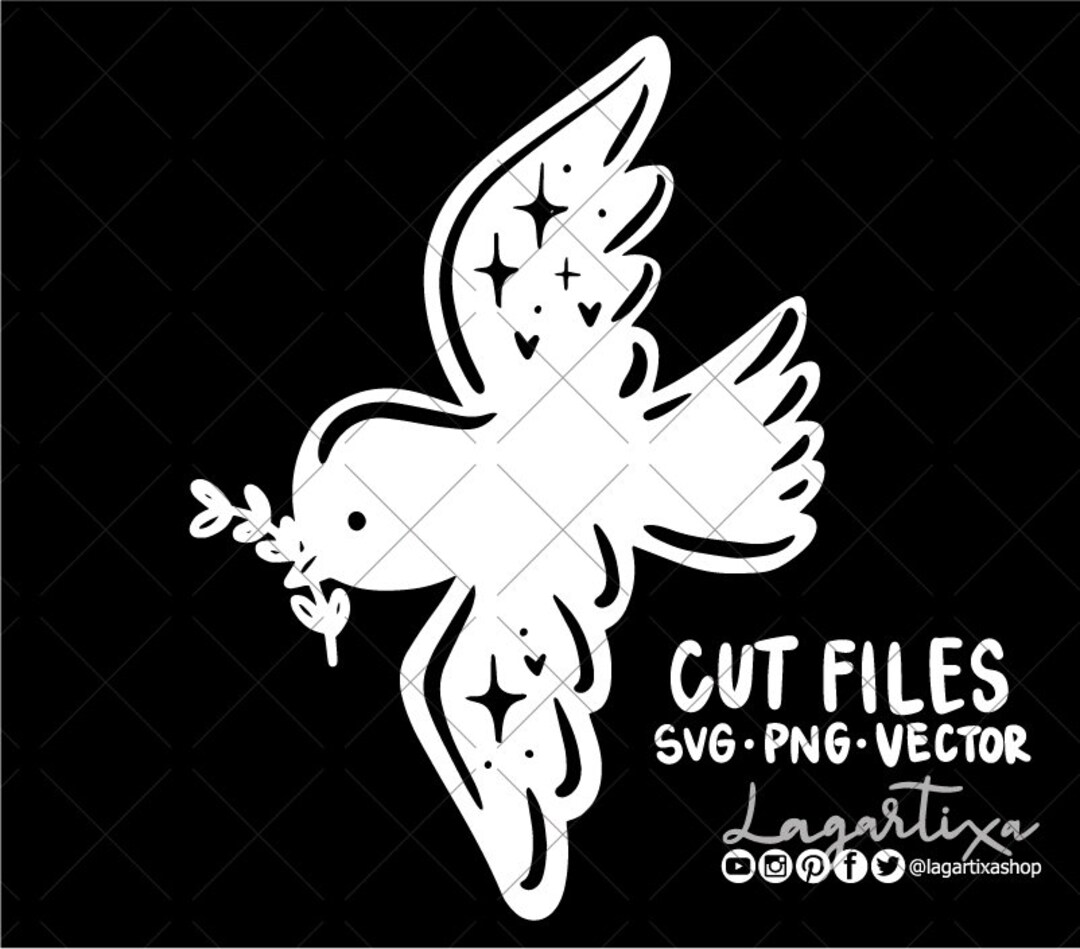 Holy Spirit Baptism Cut Files SVG Vector PNG | Dove | My Baptism ...