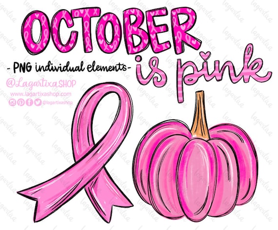 Octubre Mes de Conciencia del Cancer de Mama Octubre Rosa - Etsy España