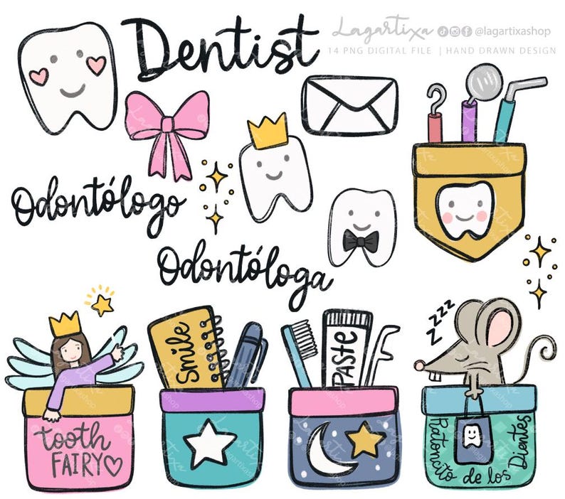 Tooth Mouse Ratoncito Perez | Tooth Fairy | Dentist Doodles ...