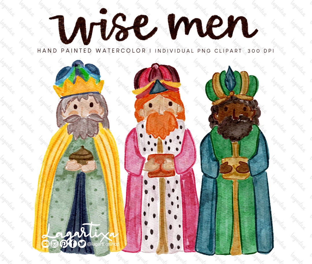 Christmas Wise Men Epiphany Watercolor PNG Clipart, Nativity, Digital ...
