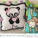 Panda Boy Bear, Digital Paper, Patterns, Clipart Images Included, Gray ...