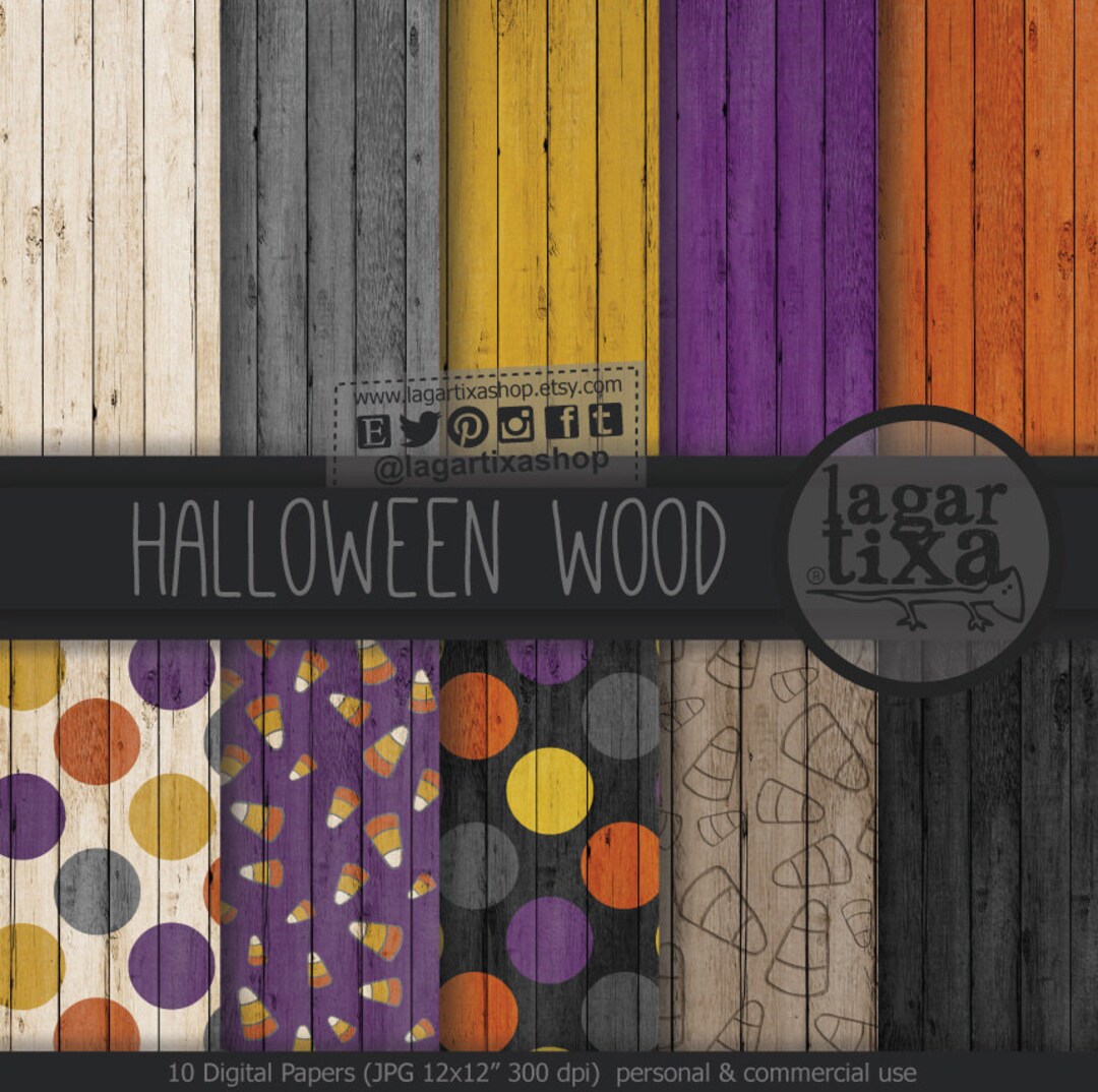 Halloween Wood, Purple, Orange, Gray, Black, Patterns, Textures, Rustic ...