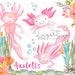 Watercolor Axolotl, Hand Painted PNG Florals Clipart, Plants Aquarium ...