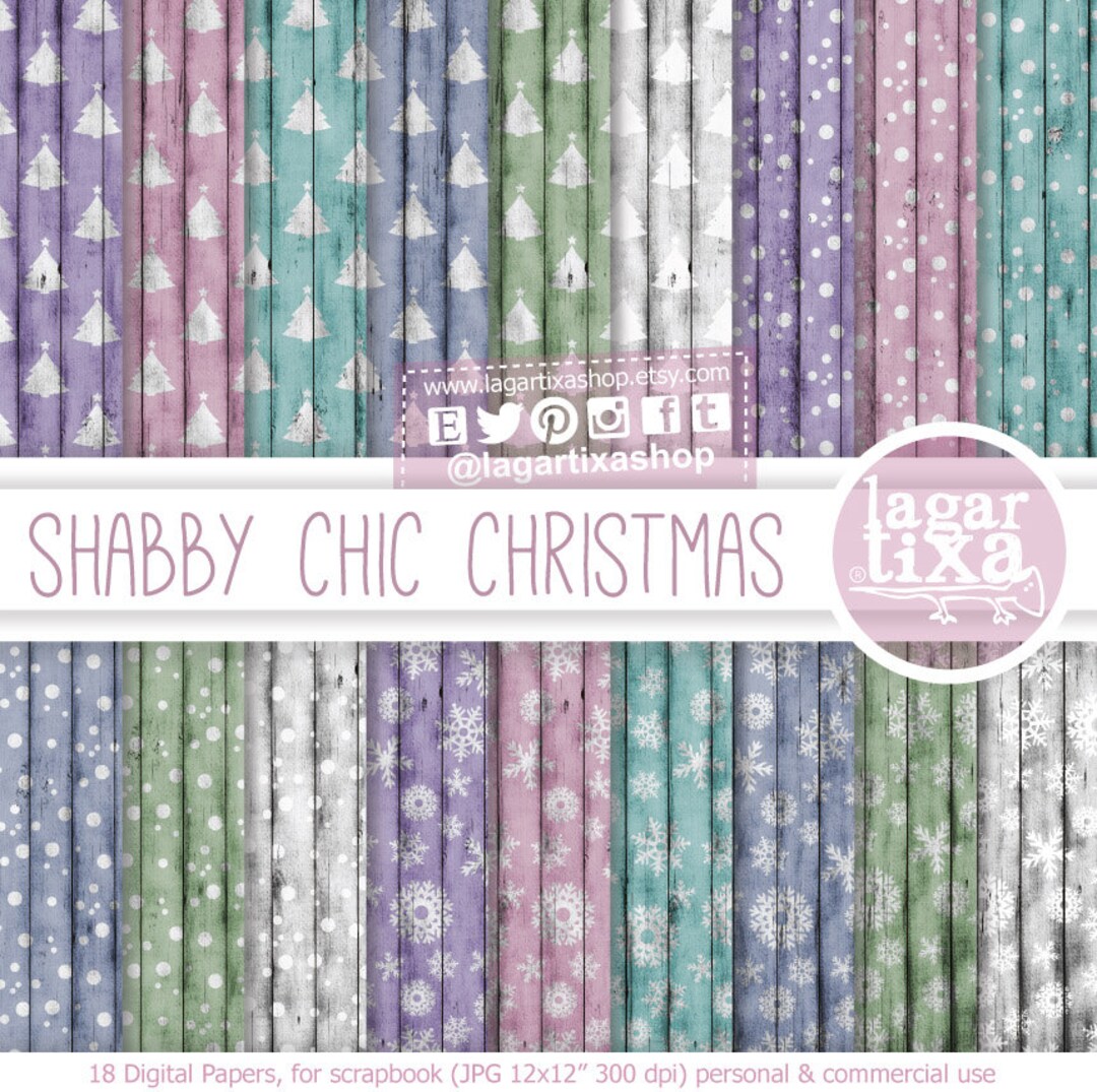 Wood Texture Christmas Shabby Chic Distressed Digital Paper Pink Pastel ...