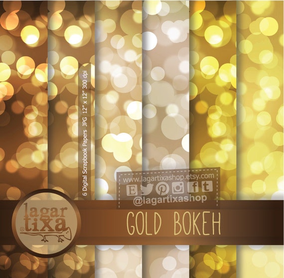 Gold Bokeh Texture