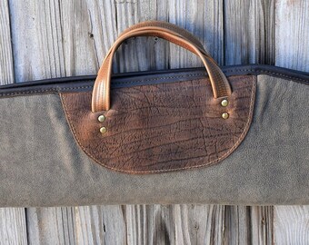 Leather Scoped Rifle Case - Etsy