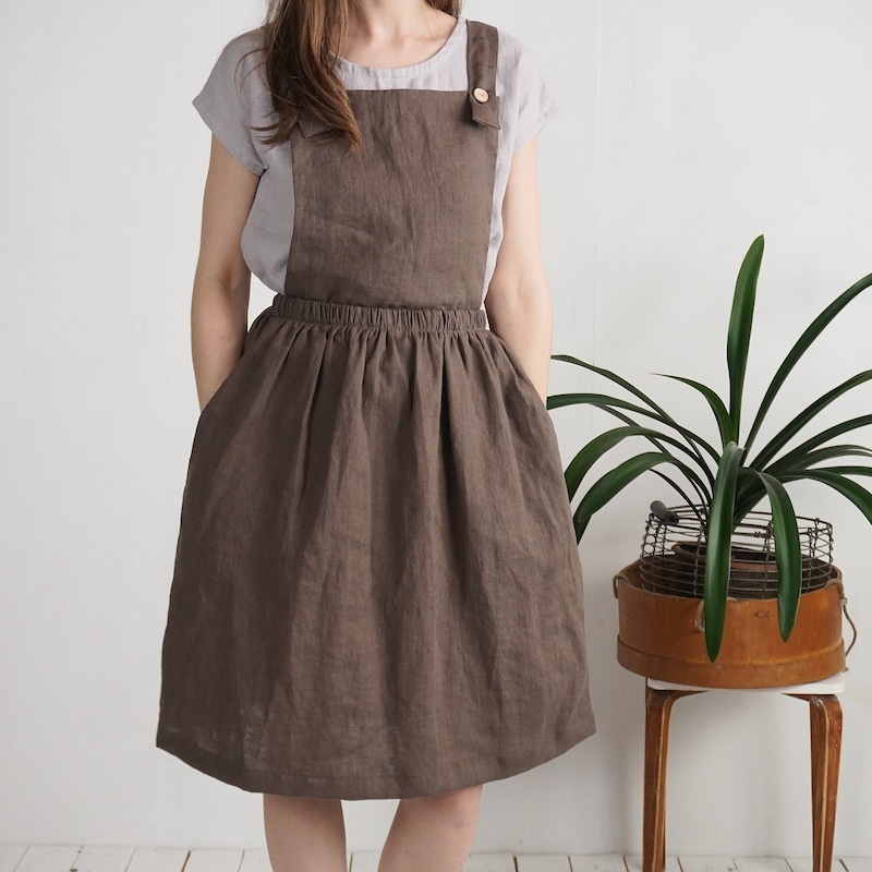 Apron Pinafore Dress - Etsy