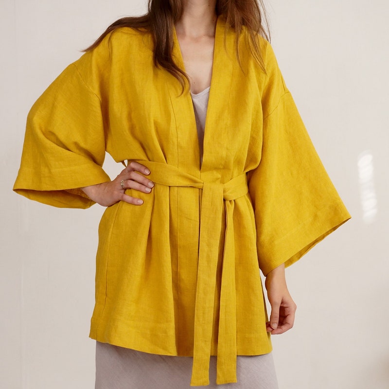 Linen Kimono - Etsy