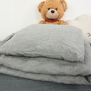 3 Pcs Baby and Toddler Linen Bedding. Baby Crib Bedding. Cot Bedding ...