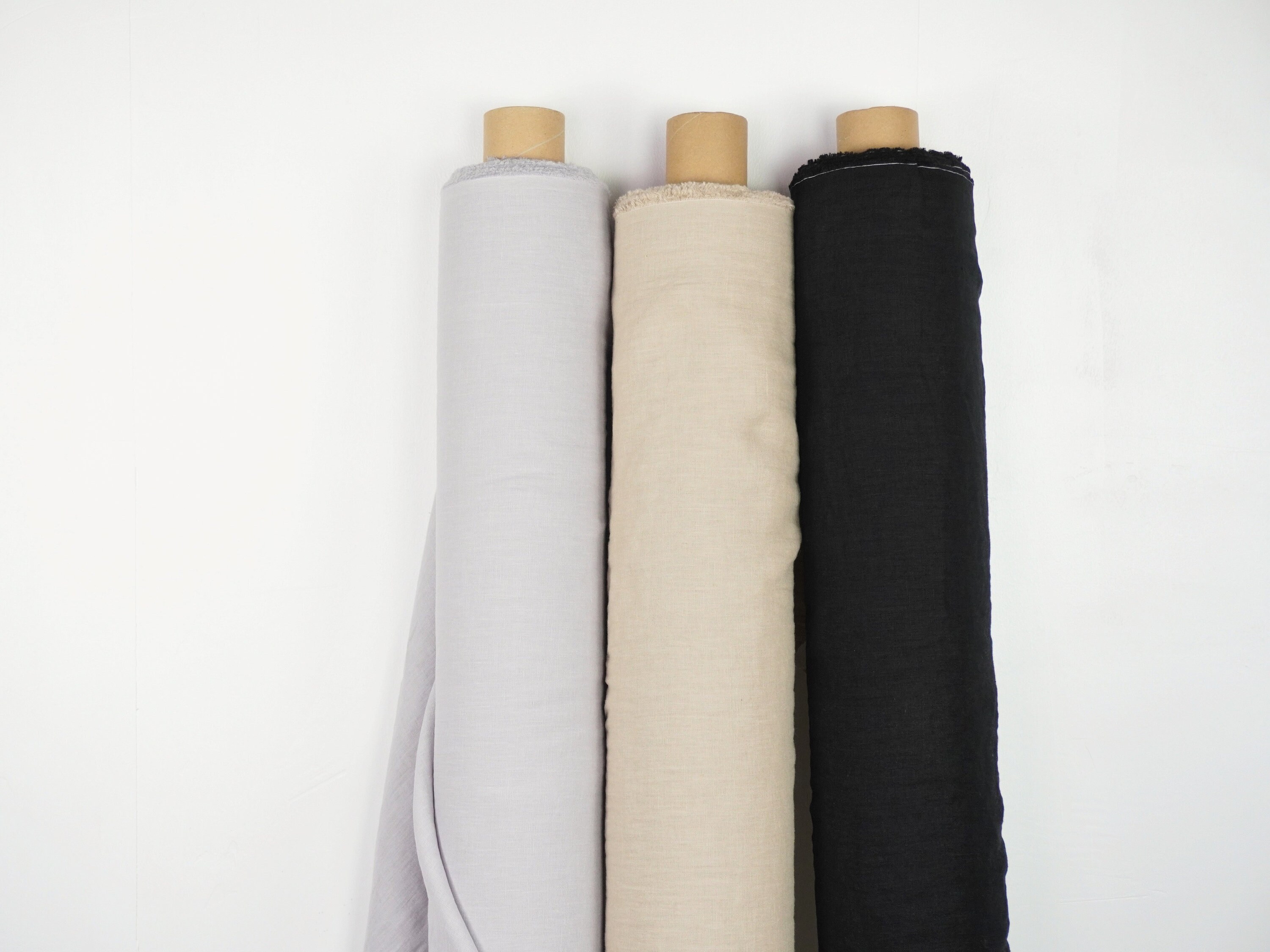 Linen fabric by yard or meter. Softened linen for sewing. | Etsy