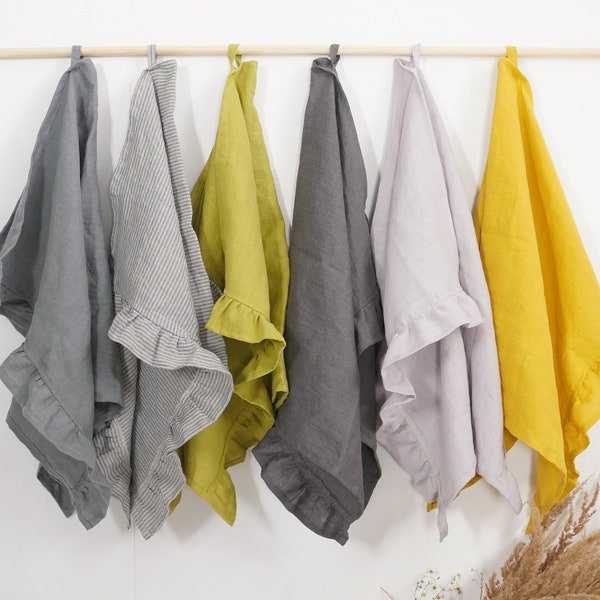 Ruffle Hand Towel - Etsy