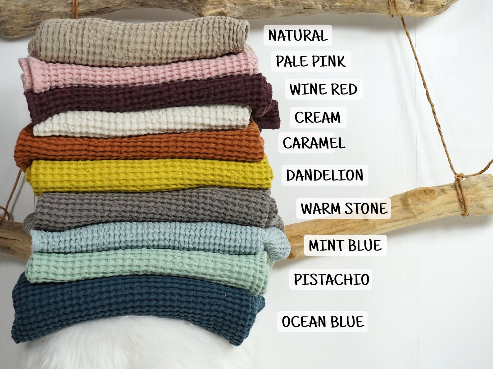 Linen Waffle Rustic Towels. Linen Waffle Towel. Bath Sheet. Hand, Face ...