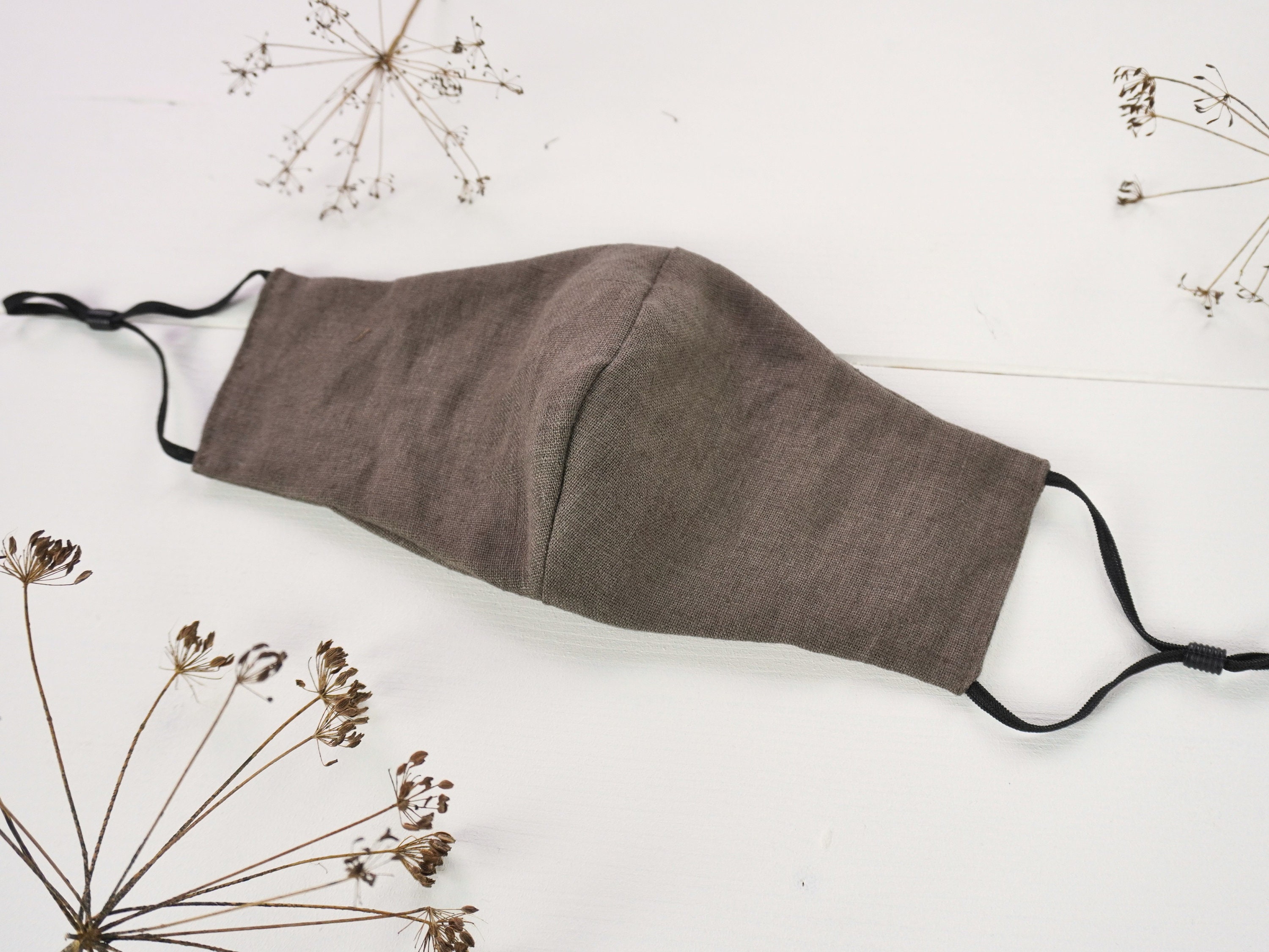 Linen face mask set. Face mask. Fabric face mask. Reusable | Etsy