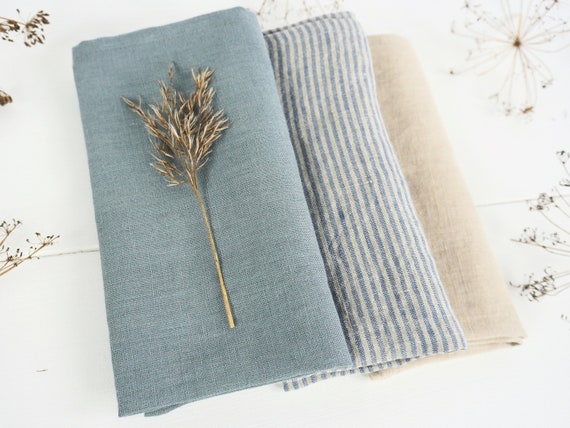 Linen Napkins. Natural Stonewashed Linen Napkin Set. Linen - Etsy Canada