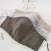 Linen Face Mask Set. 100% Linen Masks. Adult Linen Mask. Nose - Etsy