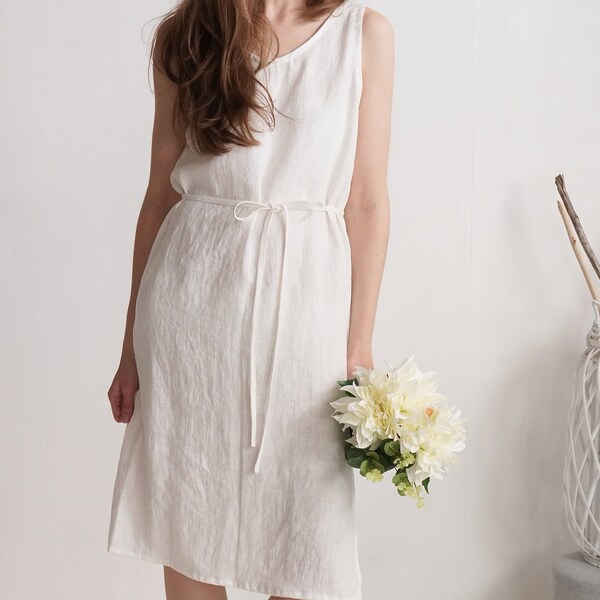 Linen Wedding Dress - Etsy