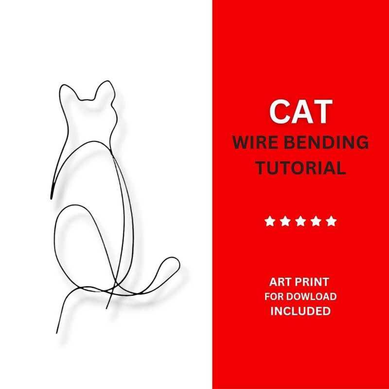 Wire Cat - Etsy