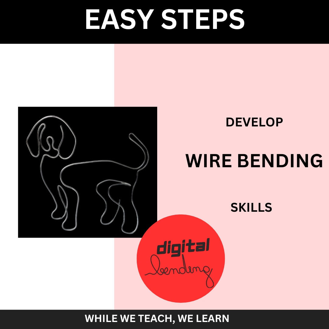 Beagle Wire Craft Tutorial Only Digital Download, DIY Easy Wire Bending ...
