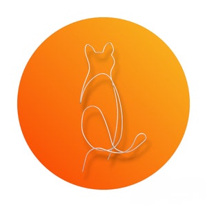 Cat Wire Craft Tutorial Only Digital Download, DIY Easy Wire Bending ...