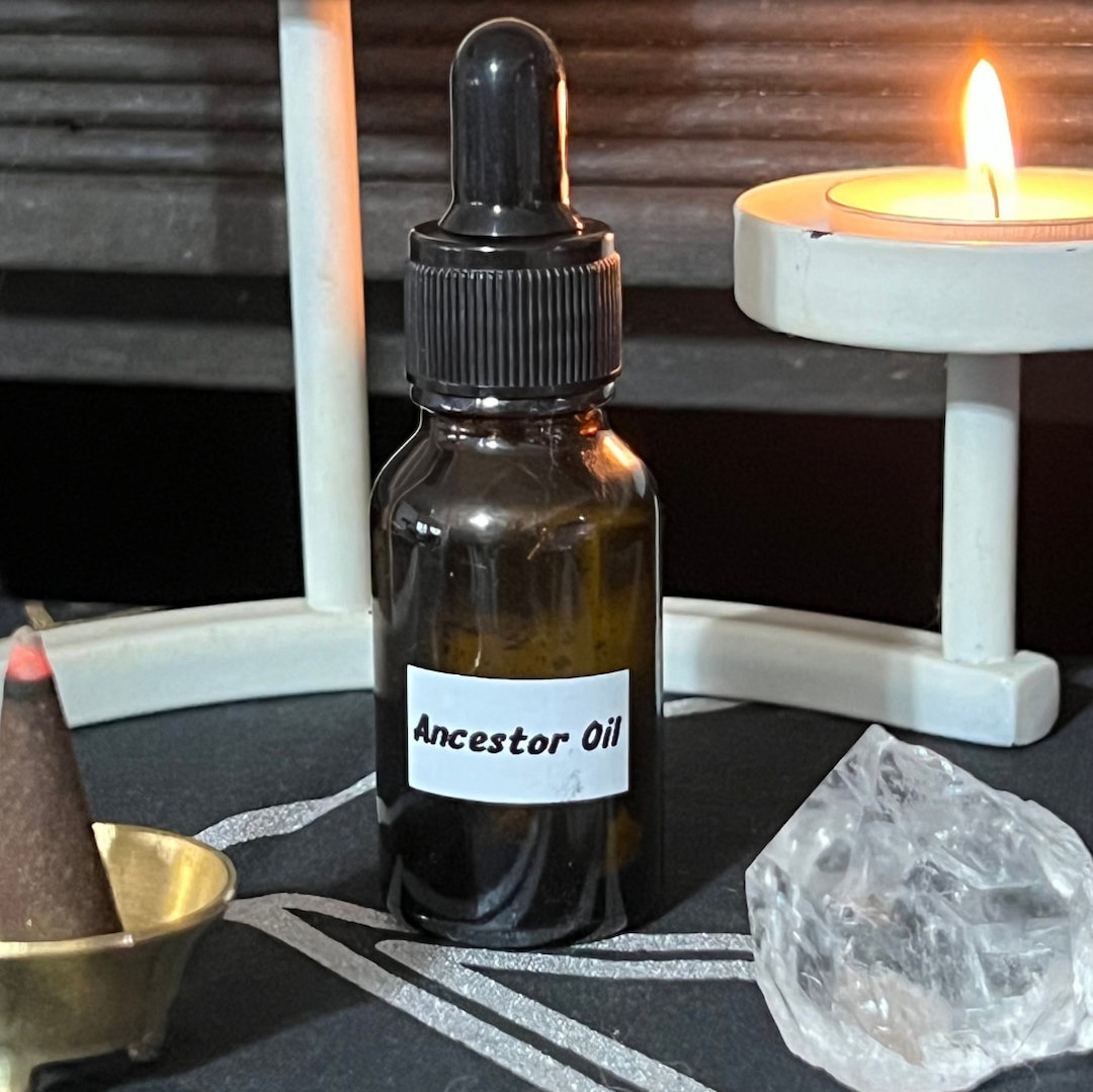 Ancestor Oil - Handcrafted Altar Oil - Magical Oil - Ritual Oil - Honoring Ancestors - Witchy ...