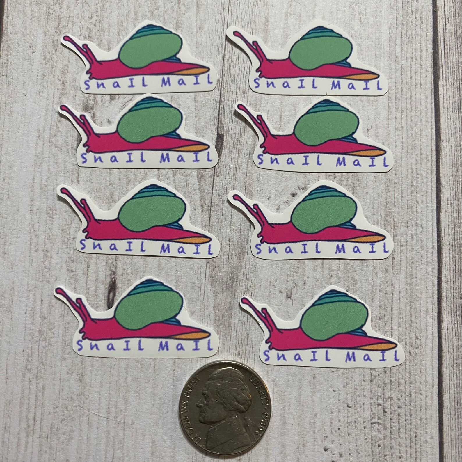 Snail Mail Stickers Sticker Pack Snail Stickers | Etsy