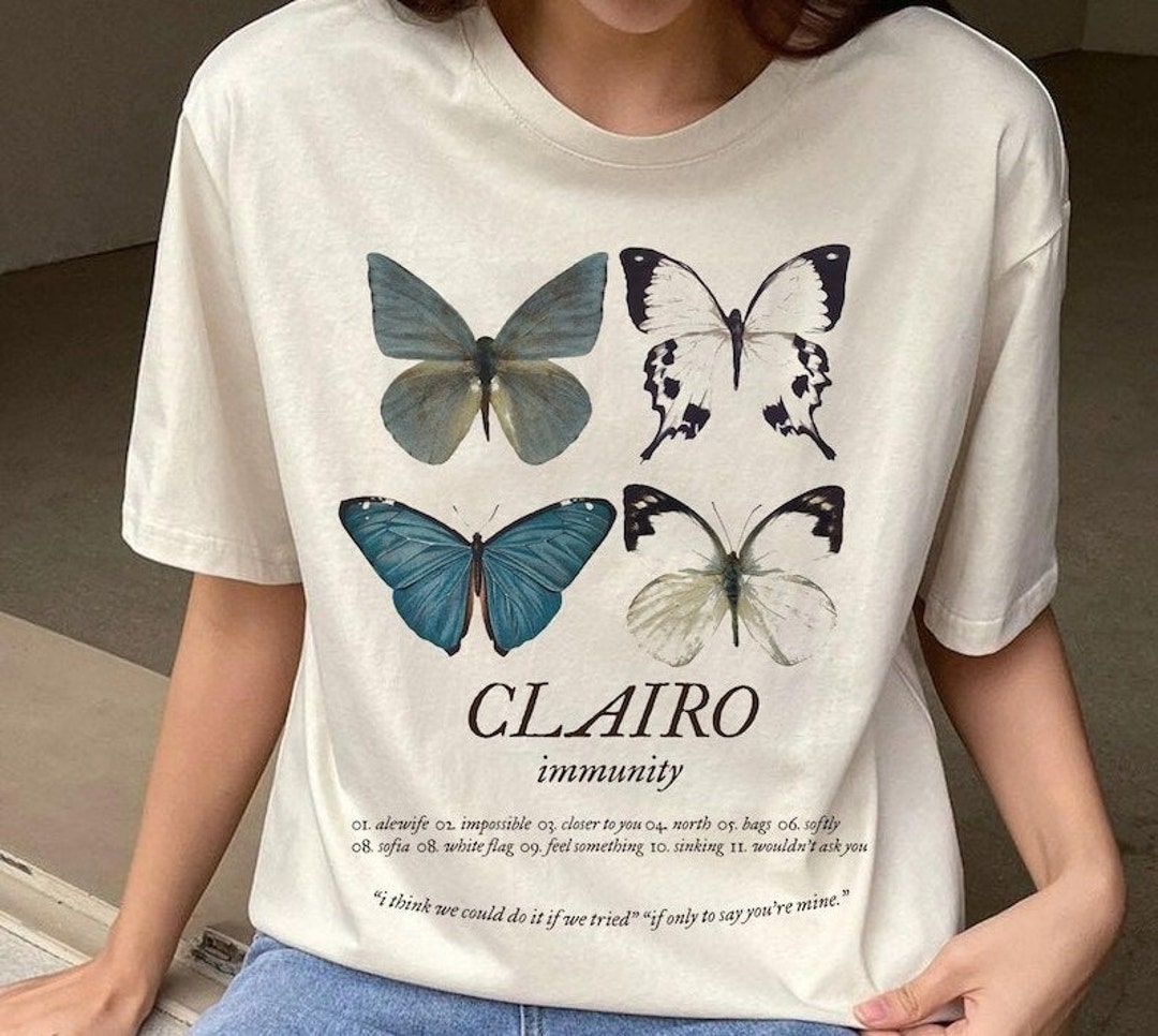 Clairo Unisex T-shirt Immunity Album Tee Music Merch for Gift Printed ...