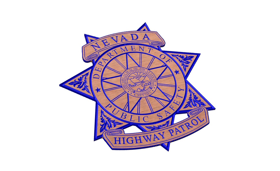 Nevada Highway Patrol Badge SVG | Etsy