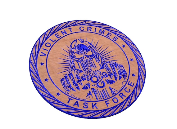 Violent Crimes Task Force Challenge Coin SVG | Etsy
