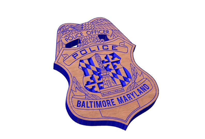 Baltimore City Police Badge SVG | Etsy
