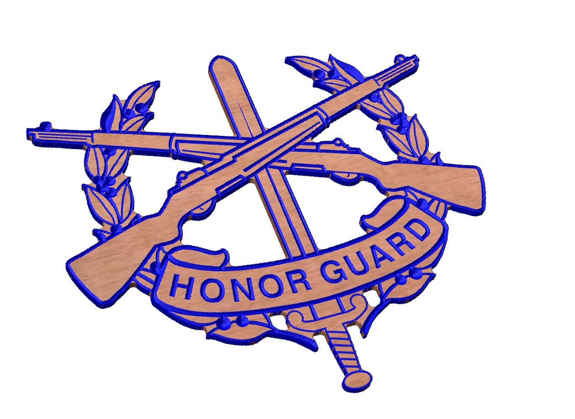 Army Honor Guard Insignia SVG | Etsy