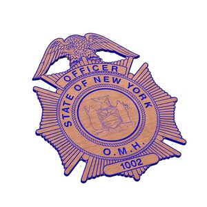 New York City OMH Officer Police Badge SVG | Etsy