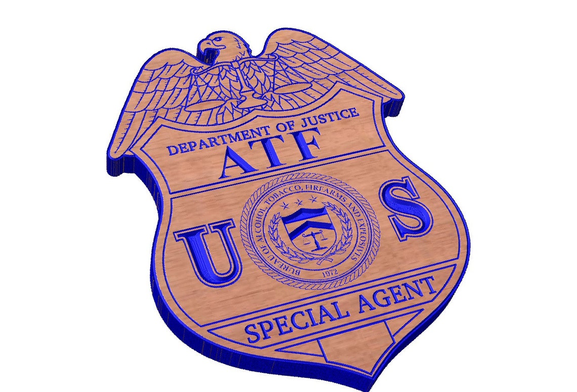 ATF Badge SVG | Etsy