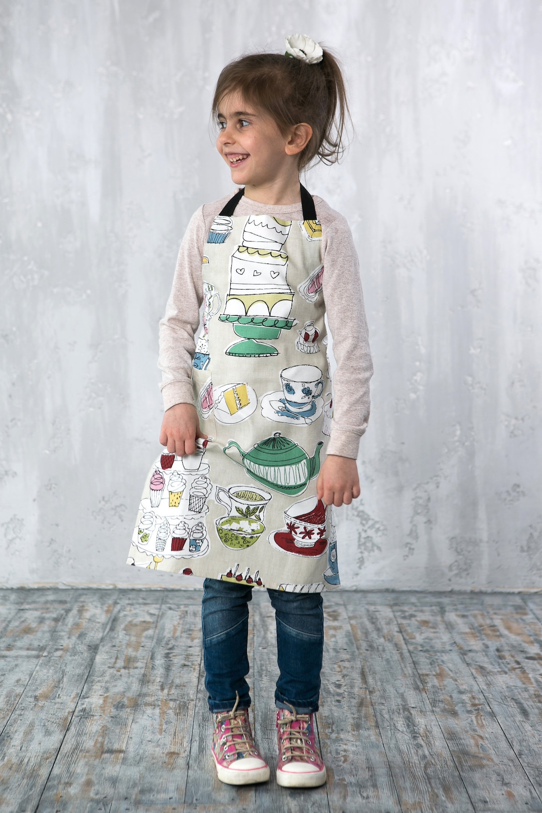 Kids Aprons - Mother Daughter Aprons - Cupcake Theme Gifts for Kids ...
