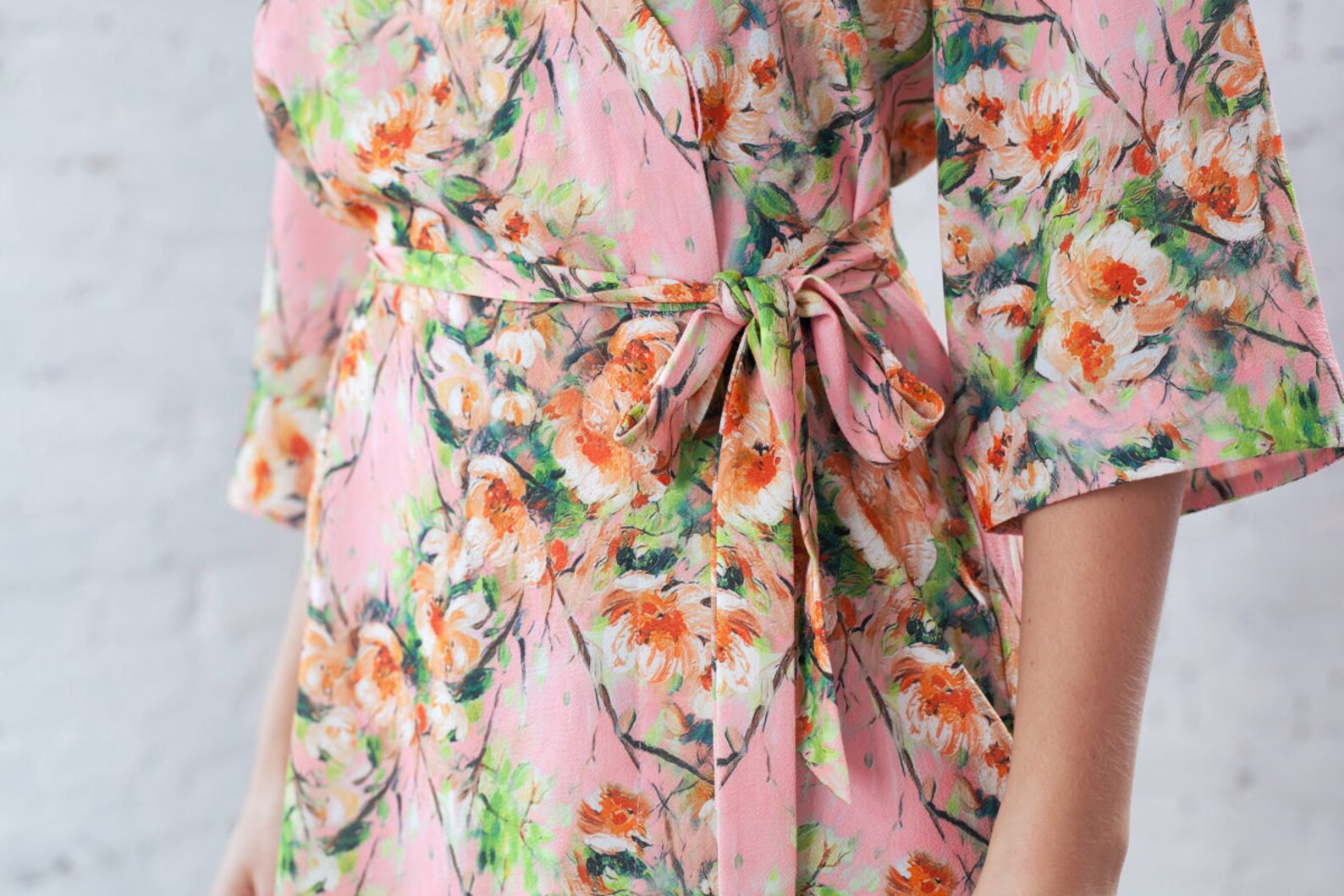 Floral Robe Floral Bridesmaid Robe Floral Dressing Gown | Etsy