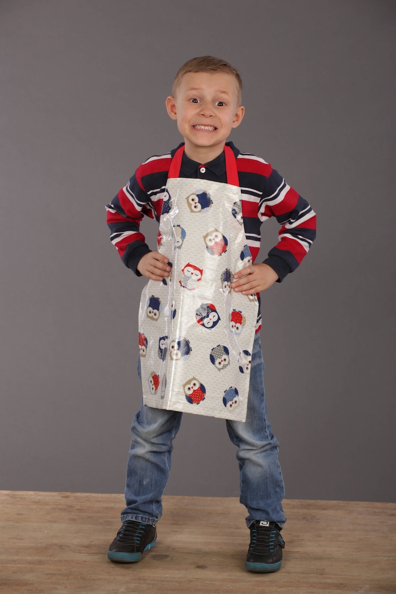 Kids Apron Toddler Aprons PVC Aprons Apron for Kids | Etsy