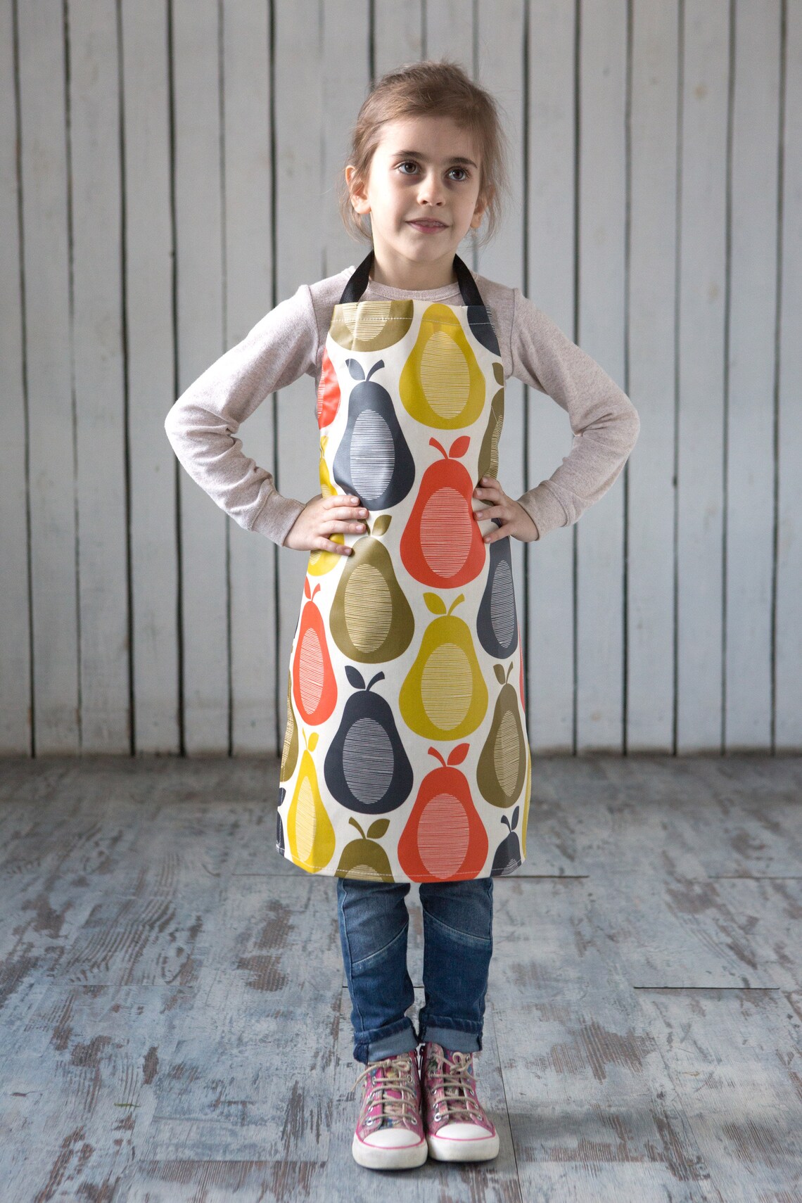 Wipe Clean PVC Aprons for Kids - Oilcloth Toddler Apron - Wipeable ...