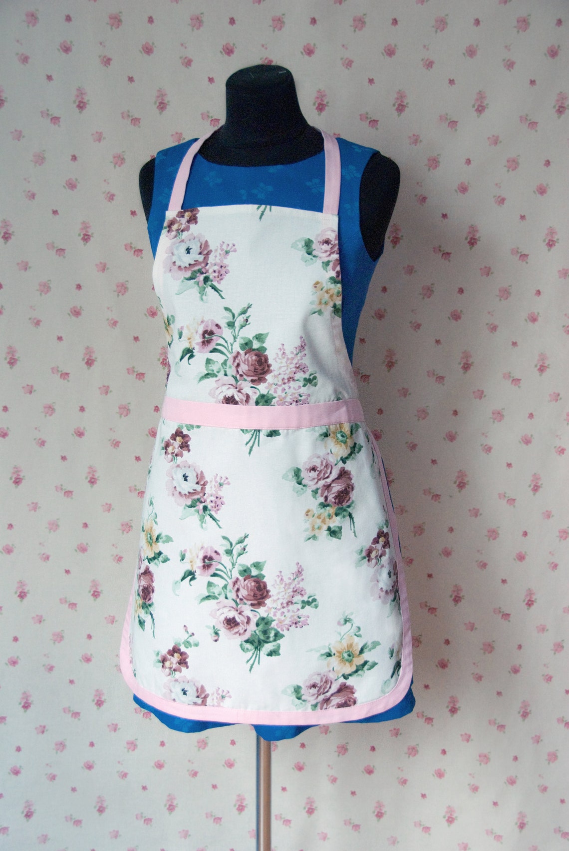 Kitchen Apron Apron for Woman Cottage Chic Womens Apron | Etsy