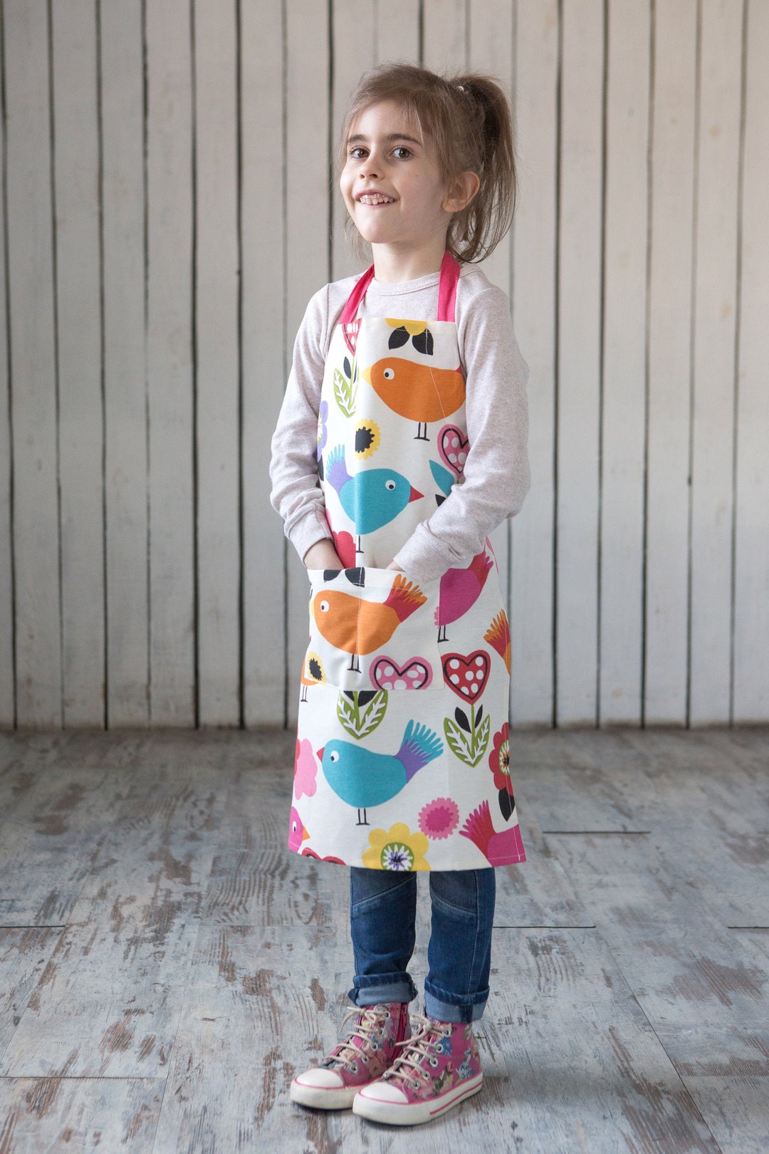 Apron for Kids - Child's Apron With Pockets - Toddler Apron - Gift for ...