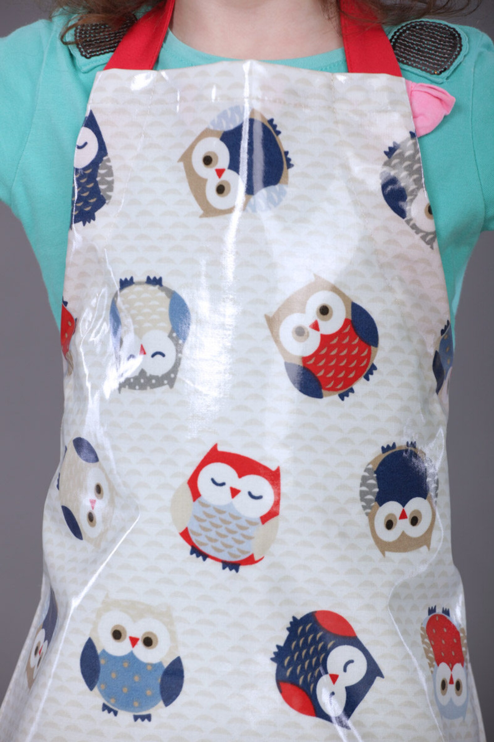 Wipe Clean PVC Aprons for Kids - Oilcloth Toddler Apron - Wipeable ...