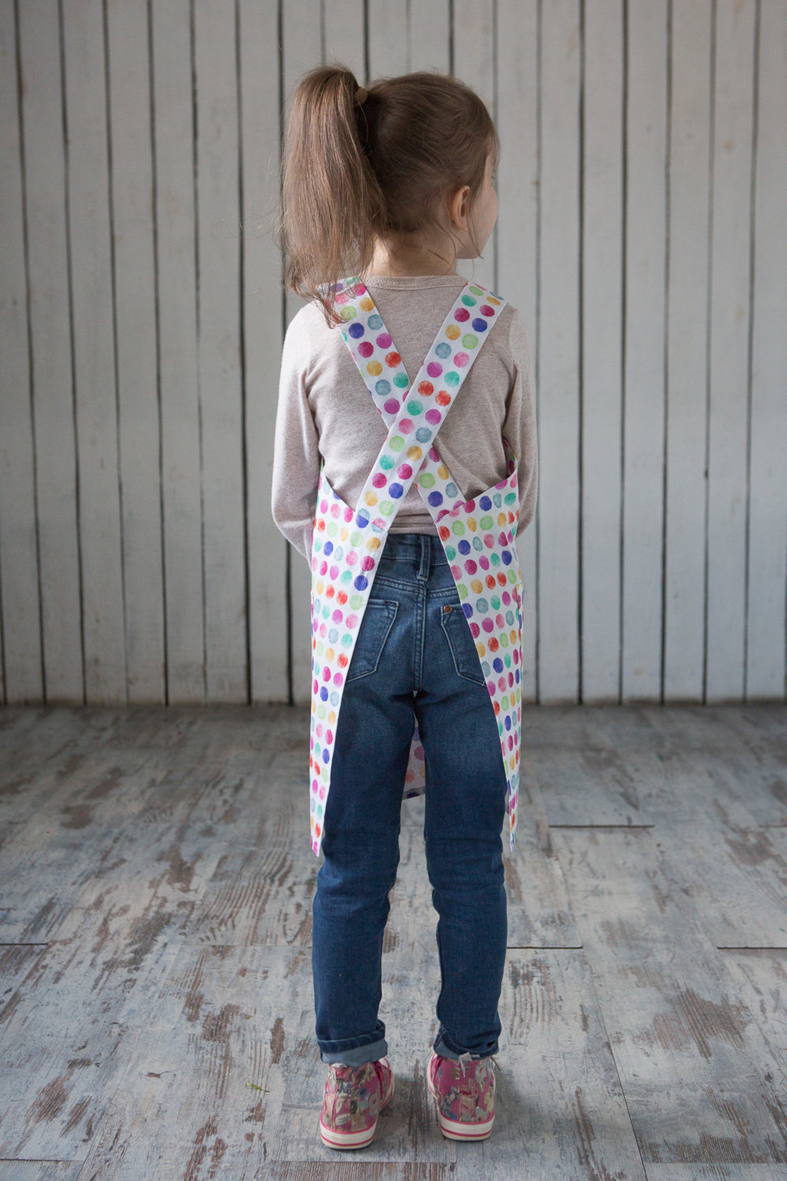 Kids Pinafore Apron Kids Apron Pinafore for Child Linen - Etsy UK