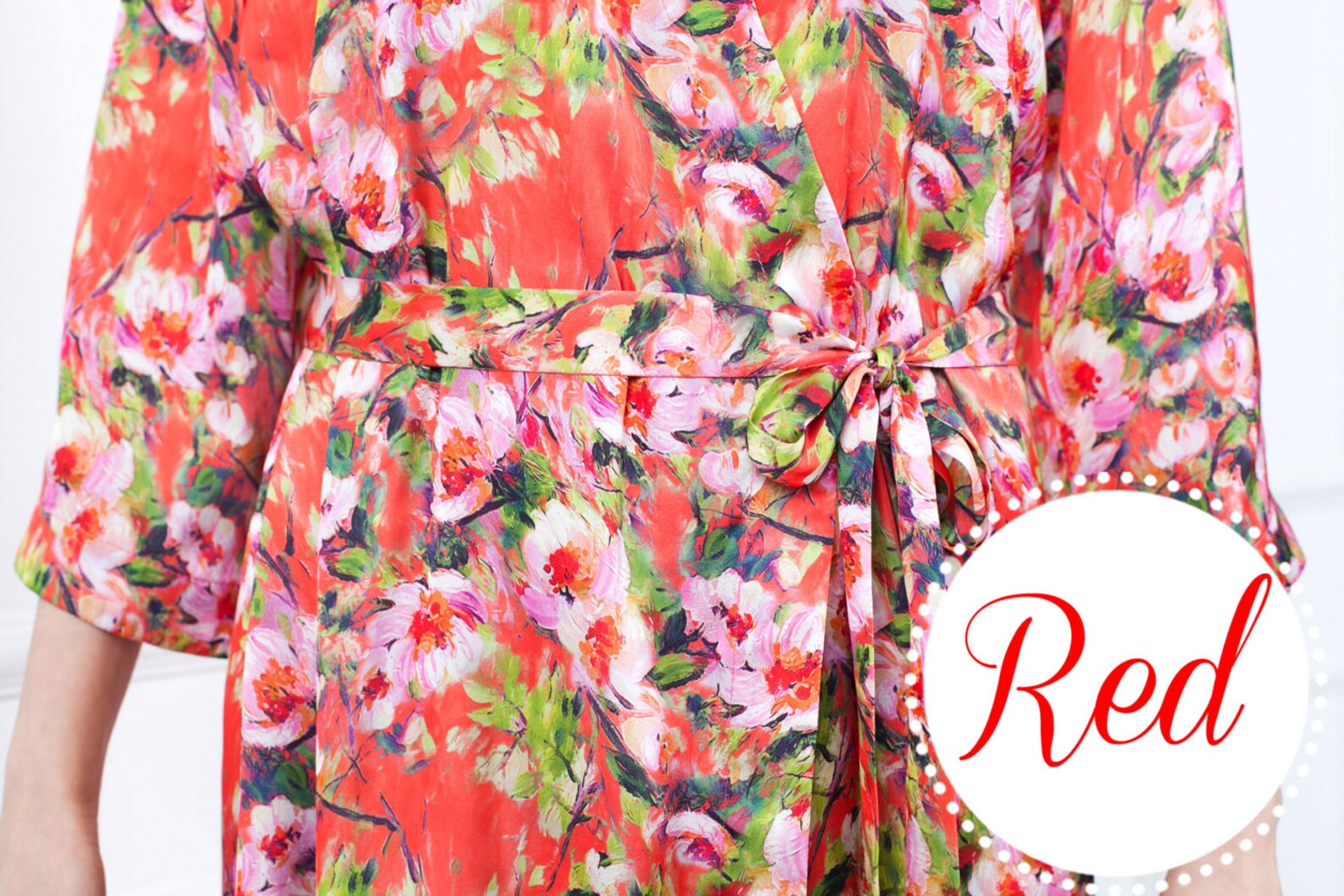 Floral Robe Floral Bridesmaid Robe Floral Dressing Gown | Etsy