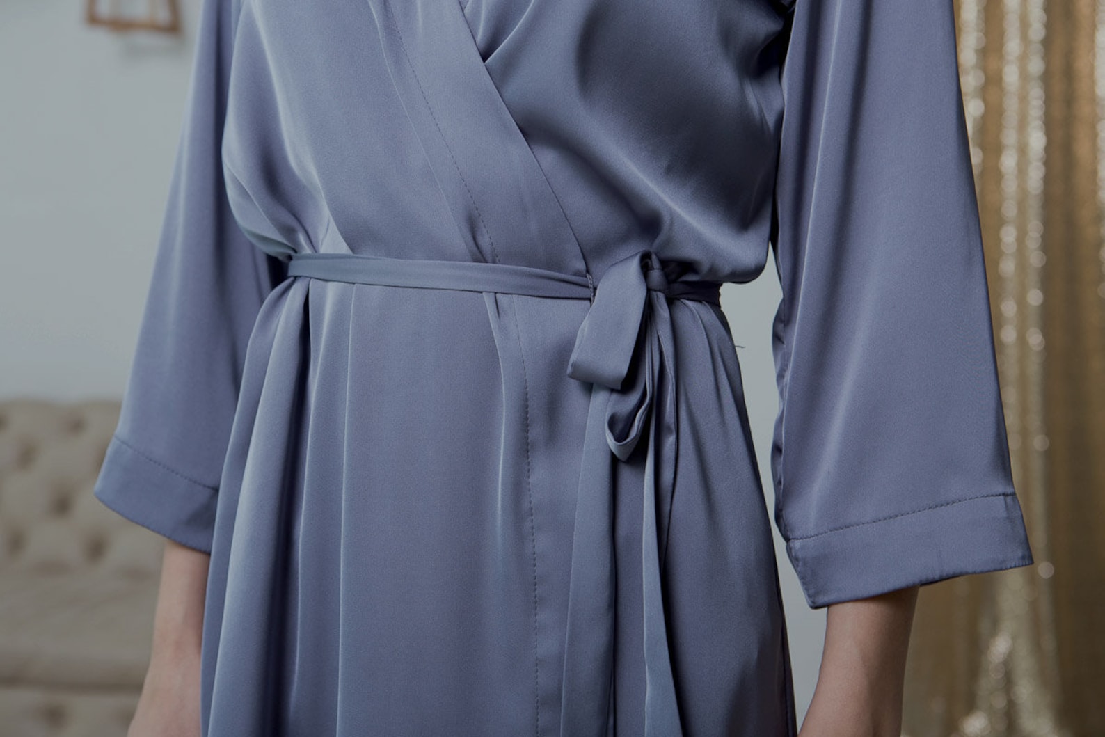 Satin Bridesmaid Robes Wedding Robes Bridesmaid Robes Set of - Etsy