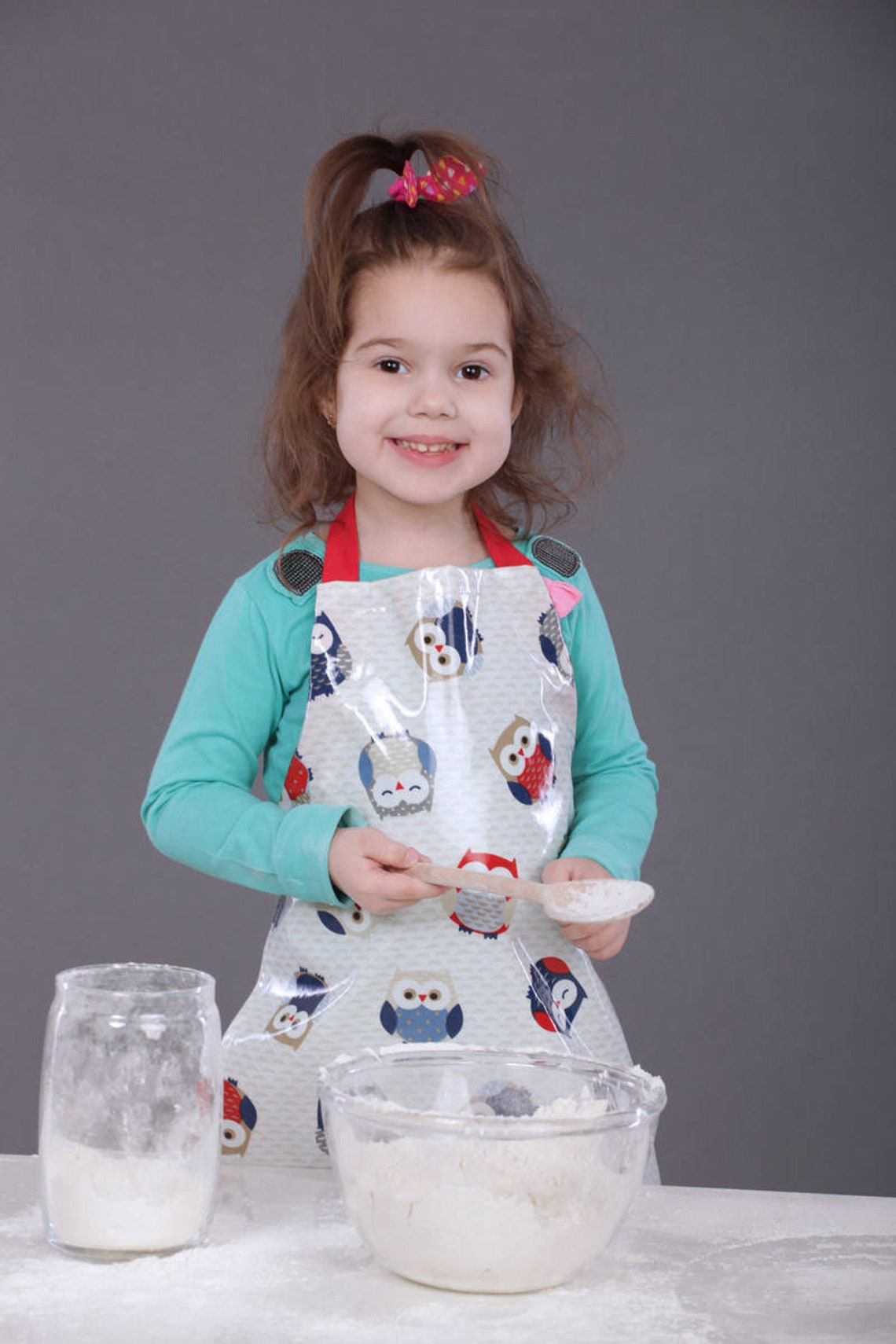 Wipe Clean PVC Aprons for Kids - Oilcloth Toddler Apron - Wipeable ...