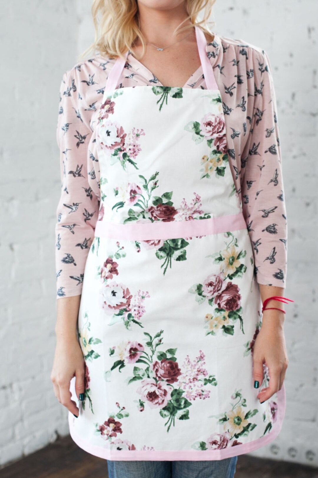 Kitchen Apron Apron for Woman Cottage Chic Womens Apron - Etsy