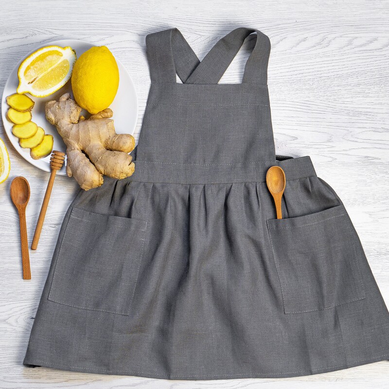 Girls Apron Dress - Etsy
