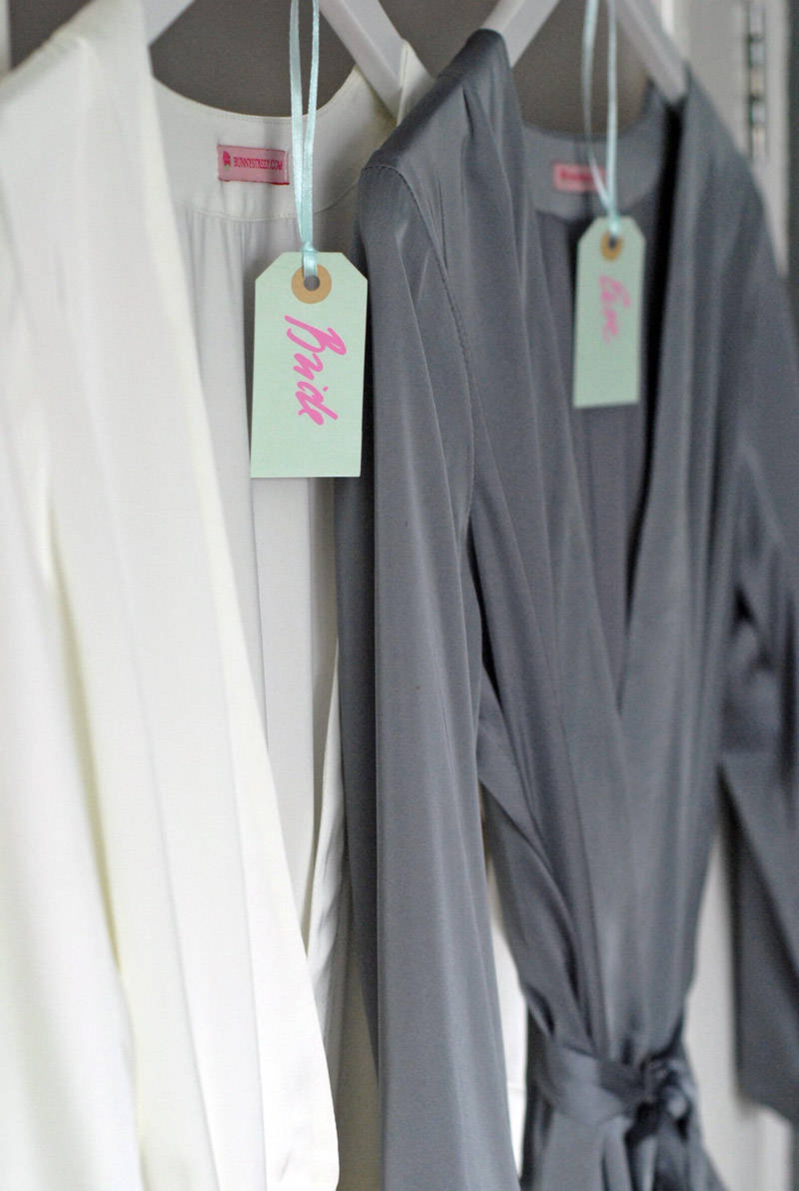 Satin Bridesmaid Robes Wedding Robes Bridesmaid Robes Set of - Etsy