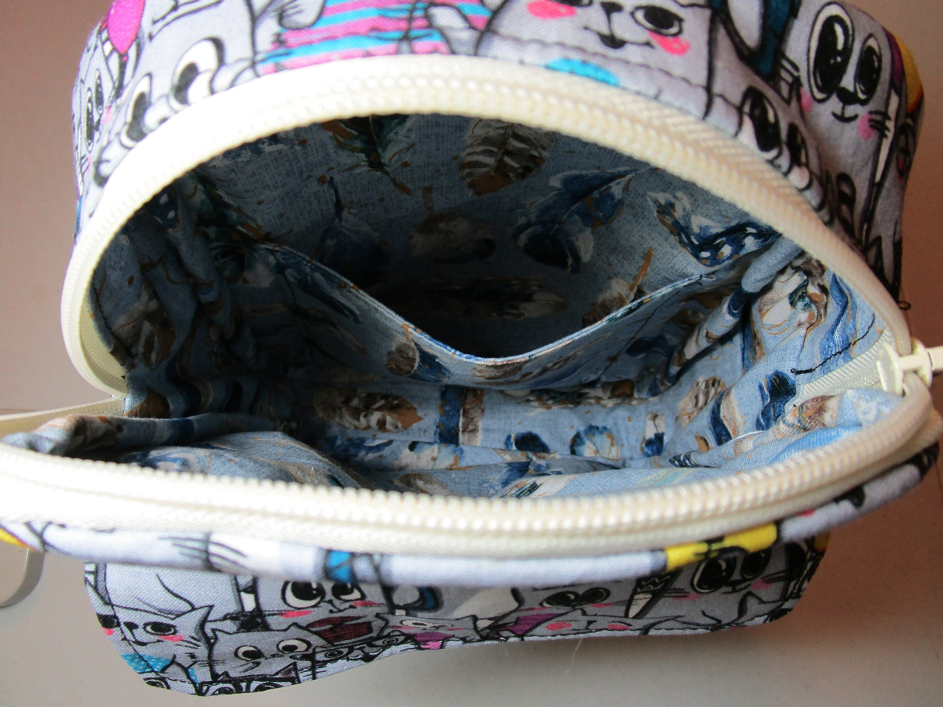 Mini Backpack With Cats - Etsy